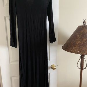 Boutique | Dresses | Nwt Black Colorful Ethnic Print Long Maxi Dress ...